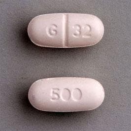Pill Finder: G 32 500 Orange Capsule-shape - Medicine.com