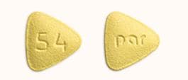 Pill Finder: par 54 Yellow Three-sided - Medicine.com
