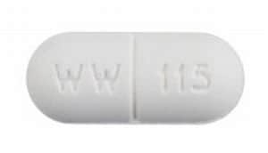 Pill Finder: WW 115 White Capsule-shape - Medicine.com