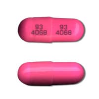 Pill Finder: 93 4068 Pink Capsule-shape - Medicine.com