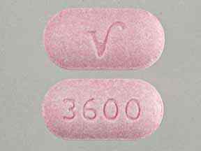 Pill Finder: 3600 V Pink Capsule-shape - Medicine.com