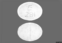 Pill Finder: E 281 White Elliptical / Oval - Medicine.com