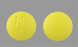 Pill Finder: MP 17 Yellow Round - Medicine.com