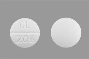 Pill Finder: CL 206 White Round - Medicine.com