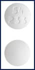Pill Finder: 54 233 White Round - Medicine.com
