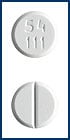 Pill Finder: 54 111 White Round - Medicine.com