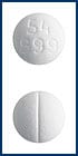 Pill Finder: 54 899 White Round - Medicine.com