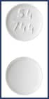 Pill Finder: 54 744 White Round - Medicine.com
