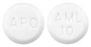 Pill Finder: APO AML 10 White Round - Medicine.com