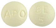 Pill Finder: APO BE 5 White Round - Medicine.com
