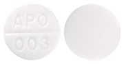 Pill Finder: APO 003 White Round - Medicine.com