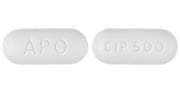Pill Finder: APO CIP 500 White Capsule-shape - Medicine.com