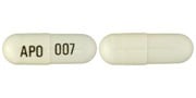 Pill Finder: APO 007 White Capsule-shape - Medicine.com