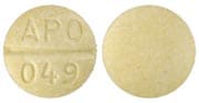 Pill Finder: APO 049 Yellow Round - Medicine.com