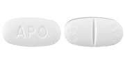 Pill Finder: APO GAB 600 White Elliptical / Oval - Medicine.com