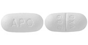 Pill Finder: APO OXA 600 White Elliptical / Oval - Medicine.com