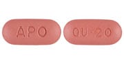 Pill Finder: APO QU 20 Red Capsule-shape - Medicine.com
