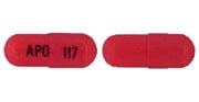 Pill Finder: APO 117 Red Capsule-shape - Medicine.com