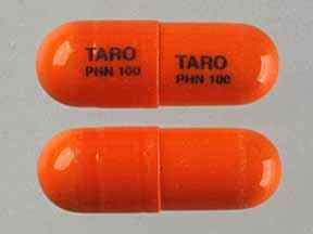 Pill Finder: TARO PHN 100 TARO PHN 100 Orange Capsule-shape - Medicine.com