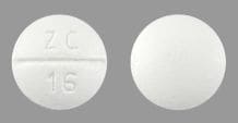 Pill Finder: ZC 16 White Round - Medicine.com