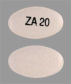 Pill Finder: ZA 20 Pink Elliptical / Oval - Medicine.com