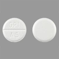 Pill Finder: GPI A5 White Round - Medicine.com