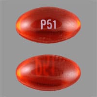 Pill Finder: P51 Red Elliptical / Oval - Medicine.com