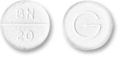 Pill Finder: BN 20 G White Round - Medicine.com