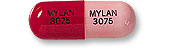 Pill Finder: MYLAN 3075 MYLAN 3075 Red Capsule-shape - Medicine.com