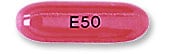 Pill Finder: E50 Pink Capsule-shape - Medicine.com