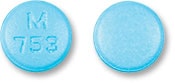 Pill Finder: M 753 Blue Round - Medicine.com