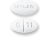 Pill Finder: MYLAN G 11 White Elliptical / Oval - Medicine.com