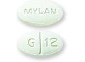 Pill Finder: MYLAN G 12 Yellow Elliptical / Oval - Medicine.com