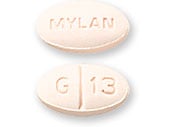 Pill Finder: MYLAN G 13 Beige Elliptical / Oval - Medicine.com
