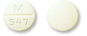 Pill Finder: M 547 White Round - Medicine.com