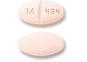 Pill Finder: M 434 Orange Elliptical / Oval - Medicine.com