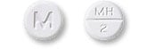 Pill Finder: M MH 2 White Round - Medicine.com