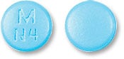 Pill Finder: M N4 Blue Round - Medicine.com