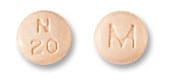 Pill Finder: M N 20 Orange Round - Medicine.com