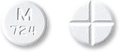 Pill Finder: M 724 White Round - Medicine.com