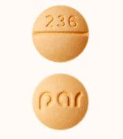 Pill Finder: par 236 Peach Round - Medicine.com