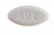 Pill Finder: GU 2 G White Elliptical / Oval - Medicine.com