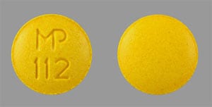 Pill Finder: MP 112 Yellow Round - Medicine.com