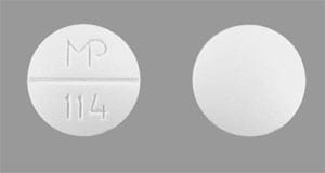 Pill Finder: MP 114 White Round - Medicine.com