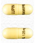 Pill Finder: LUPIN RAMIPRIL 1.25mg Yellow Capsule-shape - Medicine.com