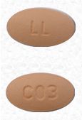 Pill Finder: LL C03 Tan Elliptical / Oval - Medicine.com