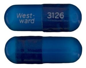 Pill Finder: West-ward 3126 Blue Capsule-shape - Medicine.com
