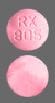 Pill Finder: RX 805 Pink Round - Medicine.com