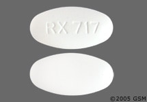 Pill Finder: RX 717 White Elliptical / Oval - Medicine.com