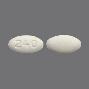 Pill Finder: 240 White Elliptical / Oval - Medicine.com